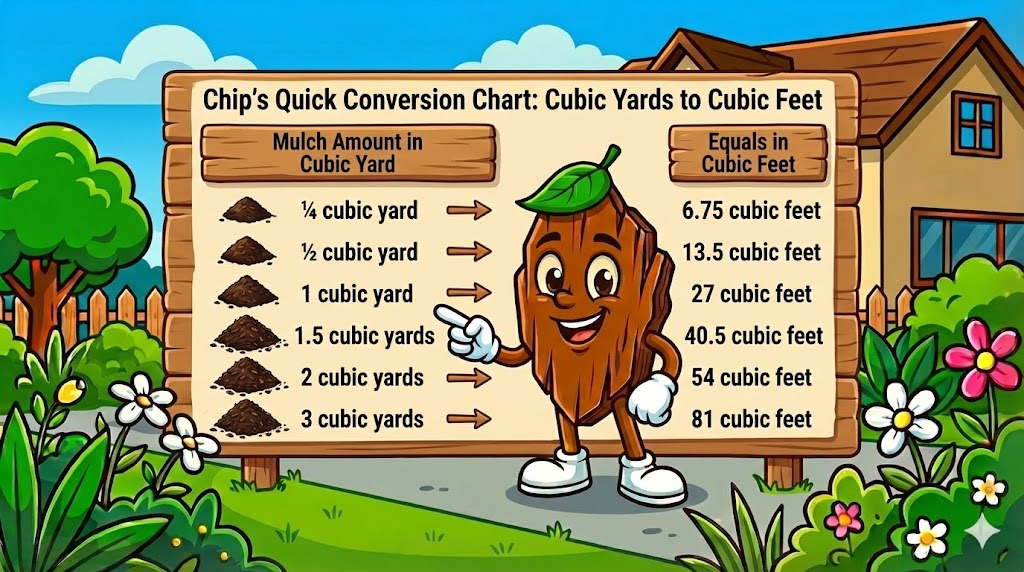 How Many Cubic Feet in a Yard of Mulch? (27 ft³)
